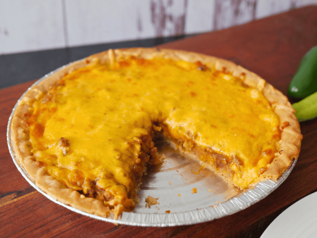 Easy Mexican Taco Beef Pie Recipe - Southern Food Junkie