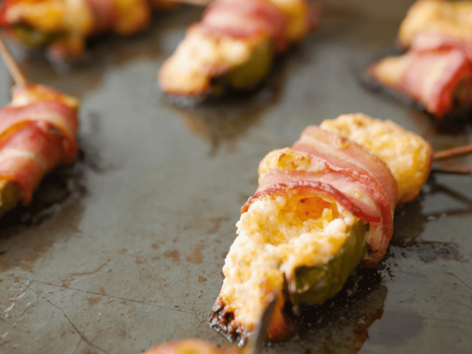 Easy Bacon Wrapped Jalapeno Poppers Recipe with Tajin - Southern Food ...
